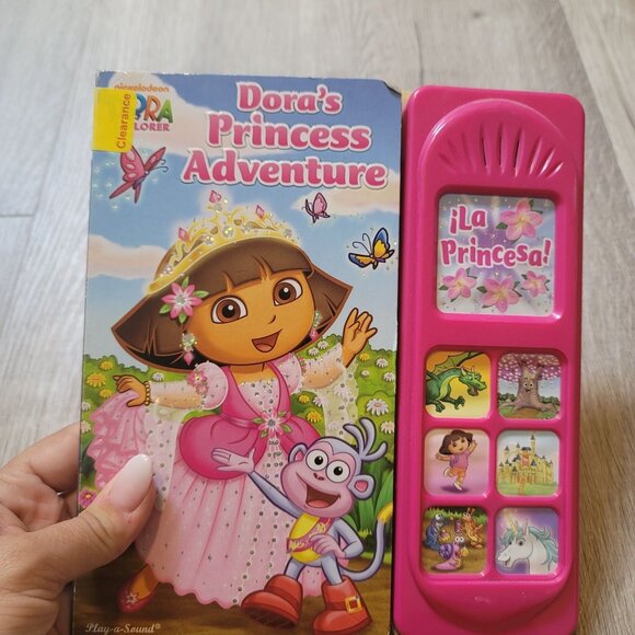 Nickelodeon | Toys | Nickelodeon Dora The Explorer Doras Princess Adventure Playasound Book ...